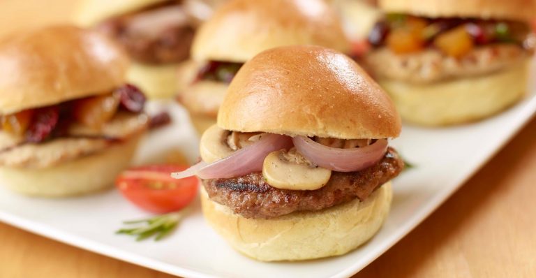 BEEF SLIDERS - Pickle Barrel Catering